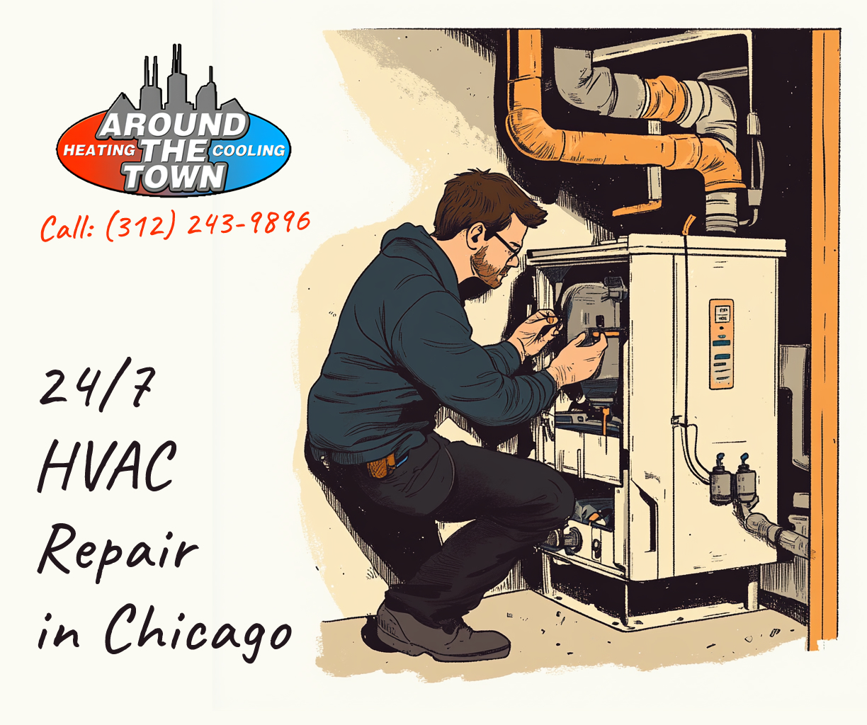 Chicago Heating System Repair - Around the Town HVAC